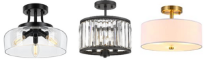 7 Different Types of Ceiling Light Fixtures